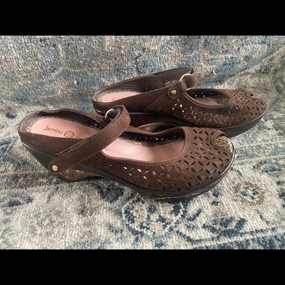 Jambu | Shoes | Jambu Journey Peep Toe Clog Comfort Slip On Platform ...